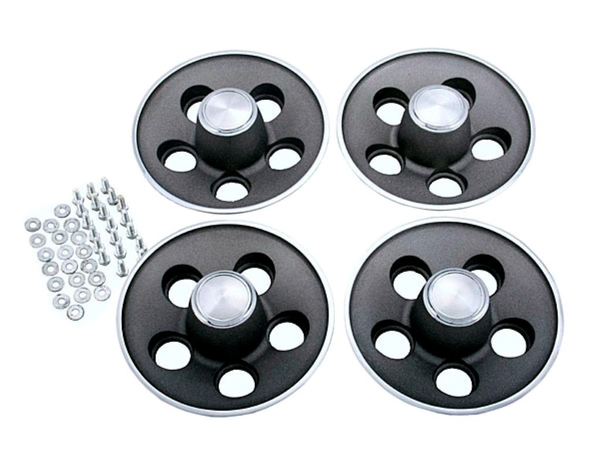Reproduction set of 4 rallye wheel center caps for 1971 A...