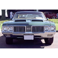 1964-72 Cutlass 442 Front Of Hood Molding Pair 1970 Cutl...