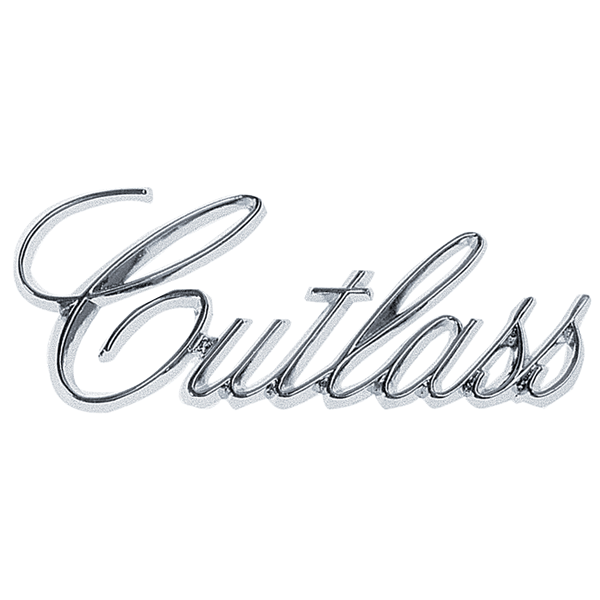 1964-72 Cutlass 442 Trunk Script Cutlass 1972