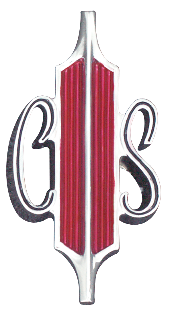 1964-72 Cutlass 442 Front Fender C S Emblem 1967 Convertible