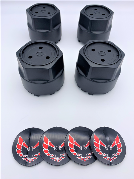 Snowflake Wheel Center Cap Set