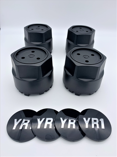 Snowflake Wheel Center Cap Set