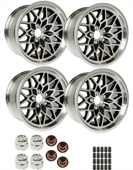 1967-81 Firebird 17 X 9 Cast Aluminum Snowflake Wheel 4 ...