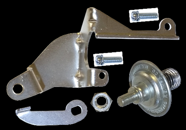 Carter AVS carburetor dashpot and bracket assembly for 19...