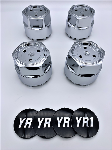 Snowflake Wheel Center Cap Set