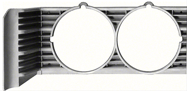 1969 headlight bezel, right hand, for Impala models.