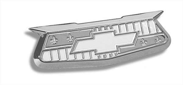 1955-57 Chevy Die Cast Chrome Crest Emblems 1955 57 Chev...