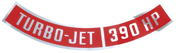 Corvette Air Cleaner Decals