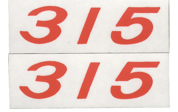 Corvette Valve Cover Decals