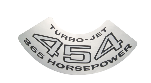 1958-72 Impala 1971 454 365 Hp Engines Air Cleaner Decal