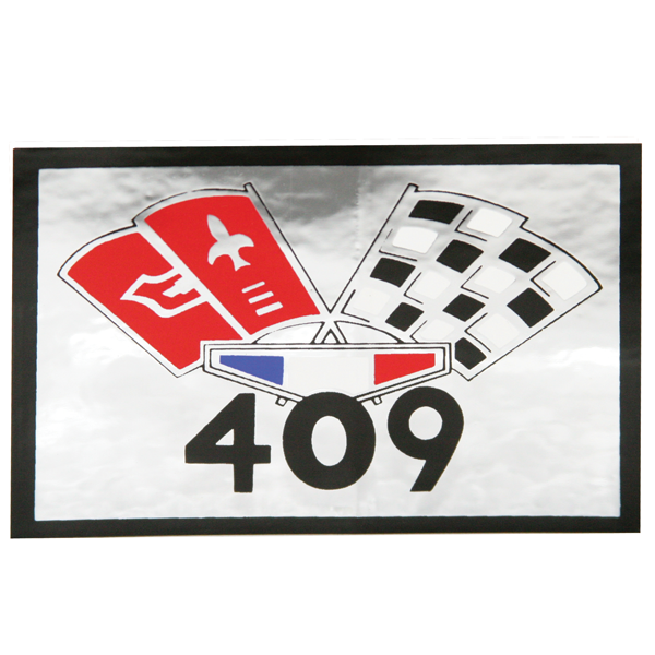 1958-72 Impala 1963 409 Engines Air Cleaner Decal