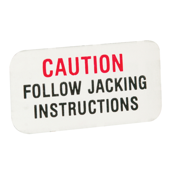 1958-72 Impala Jack Caution Base Decal 1962 1964 Models