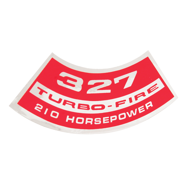 1967-81 Camaro Air Cleaner Decal 1967 1969 327 Turbo Fire...