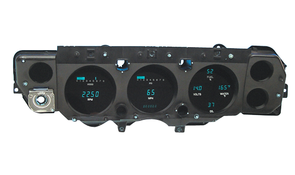 Digital Dash Kit VFD3-70C-CVL-T 1964-72 Chevelle Monte Ca...