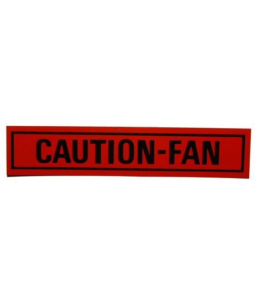 1964-73 Mustang 1968 1973 Mustang Fan Caution Decal