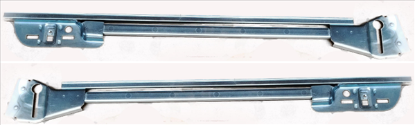 1966-1967 Chevelle Front Lower Door Glass Channels for Ha...