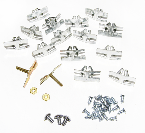 1955-57 Chevy Upper Lower Quarter Window Molding Clip Se...