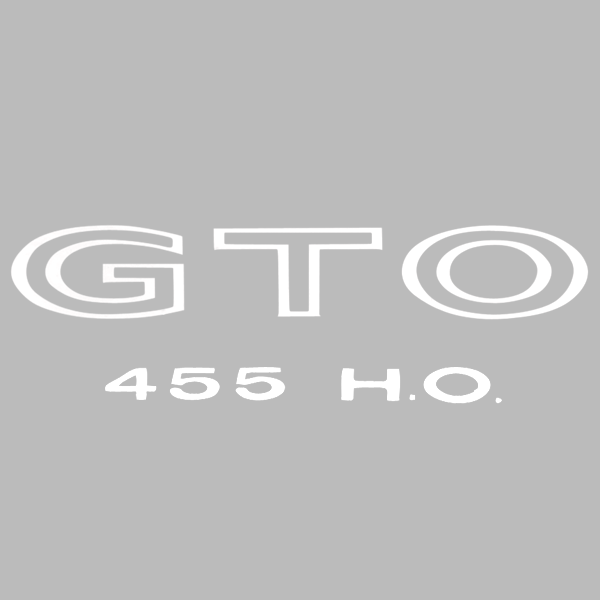 1964-72 GTO 1971 1972 455 Ho Body Decal