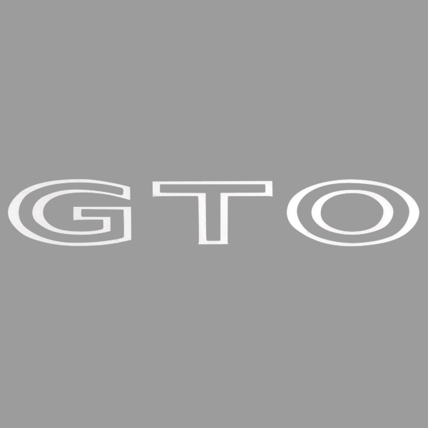 1964-72 GTO 1970 1973 Gto Trunk Lid Decal
