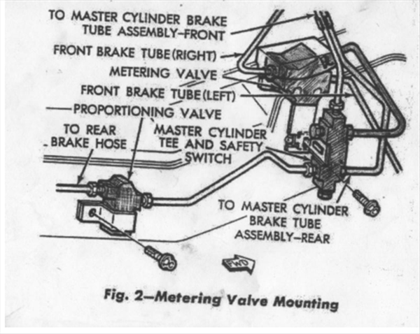 1966-74 A B E-Body Brake Distribution Block 1967 1970 Mo...