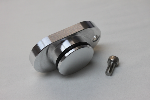 Billet aluminum EGR intake block-off plate for 1998-2000 ...