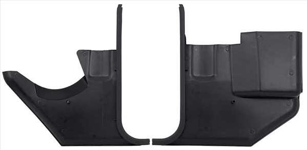1966-74 A B E-Body 1970 1974 E Body Kick Panel Pair Black