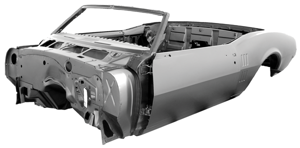 1967-81 Firebird 1967 Firebird Convertible Pre Welded Co...