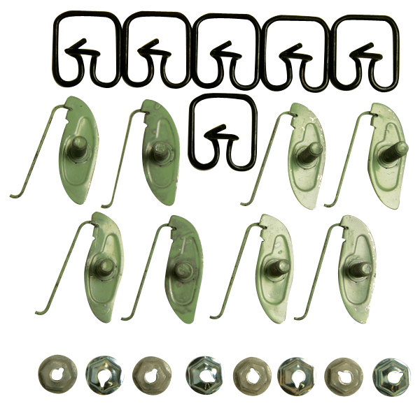 1955-57 Chevy Front Fender Molding Clip Set