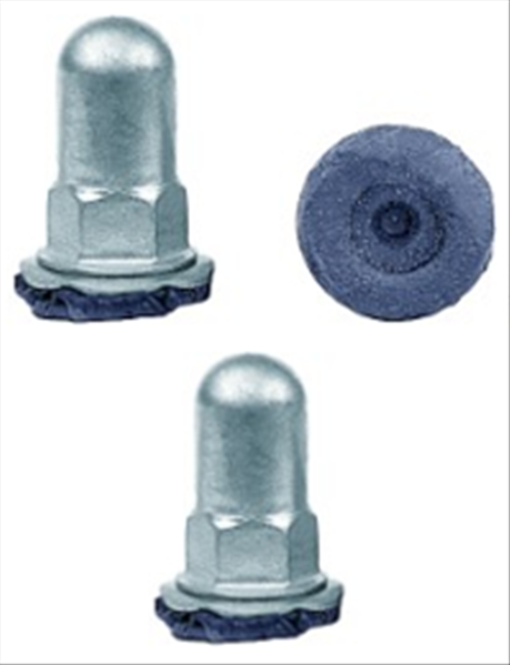 Pair of Acorn Emblem Nuts for Various Mopar Applications.