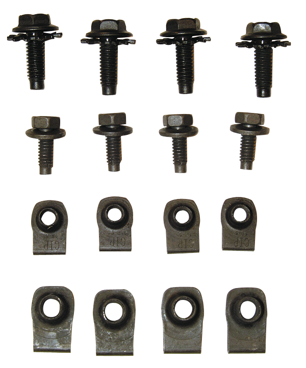 Front Valance Hardware Kit 1964-73 Mustang