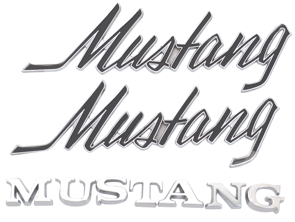 1969-1970 Mustang emblems