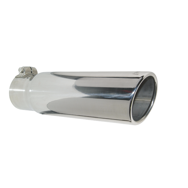Flowmaster 15363 round rolled edge 35 exhaust tip embosse...