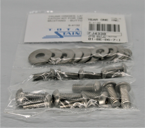Totally Stainless 815375 trunk button head bolt kit