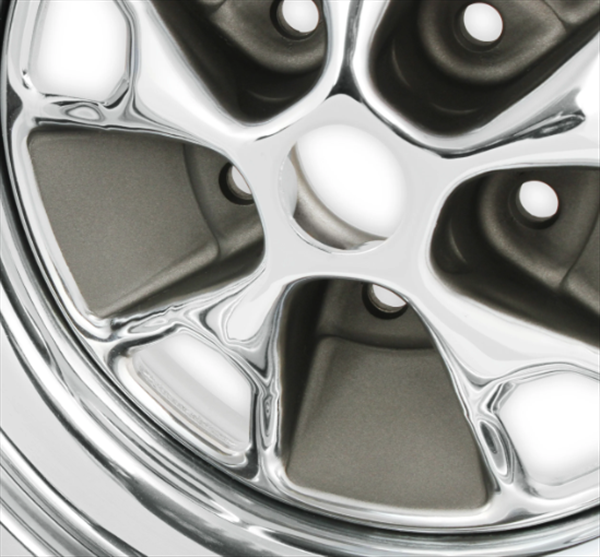 1964-73 Mustang 1965 1973d Steel Wheels Dark Argent Paint