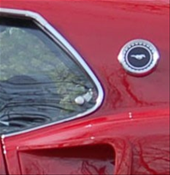 1969-1970 Mustang fastback Quarter Window Molding Pair