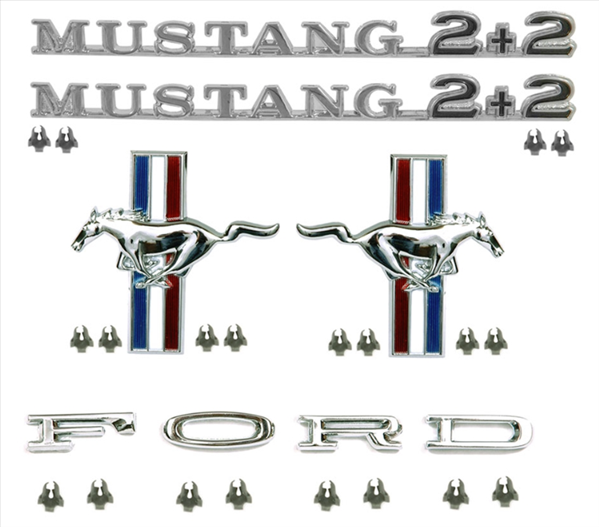 1964-73 Mustang Emblem Kit