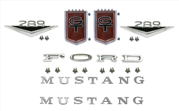 1964-73 Mustang Emblem Kit