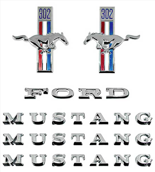 1964-73 Mustang Emblem Kit