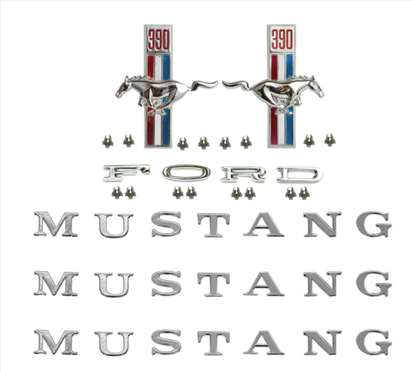 1964-73 Mustang Emblem Kit