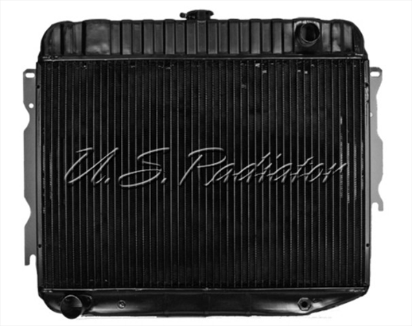 1970-1972 big-block E-body M/T models 26 radiator with im...
