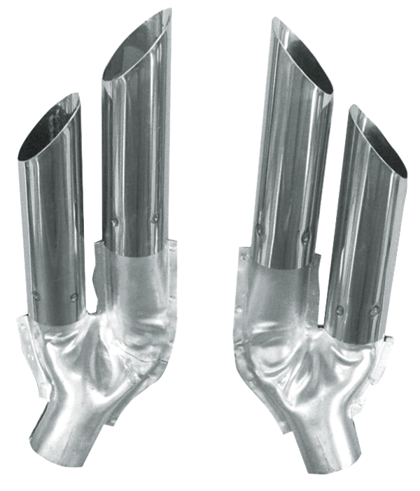 1964-72 GTO 1964 1965 Exhaust Splitter Extenstion Tips