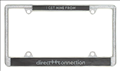 1966-74 A B E-Body Direct Connection License Plate Frame