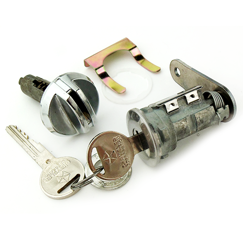1966-74 A B E-Body Glovebox Trunk Lock Kit