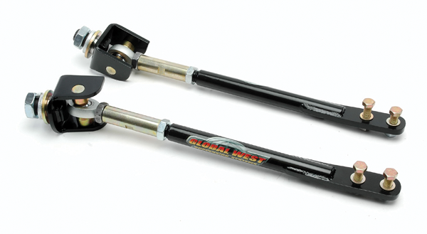 Global West ASR-4 Adjustable Strut Rod Pair 1965 1966 Mus...