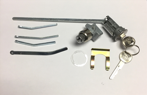 1966-74 A B E-Body Glove Box Trunk Lock Kit