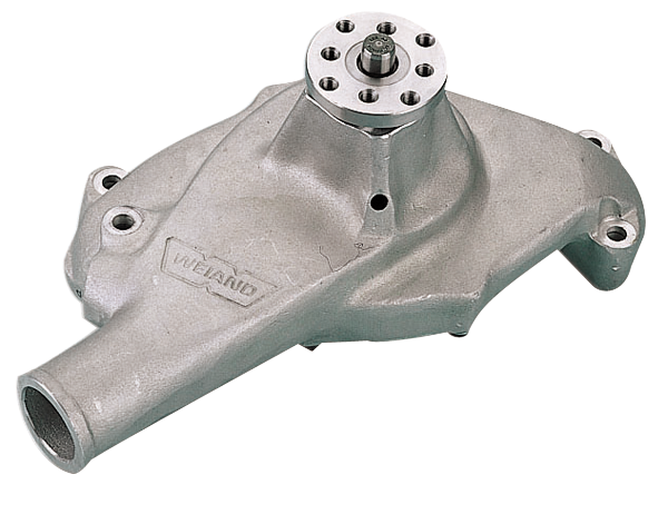 Holley 9212 Weiand plain finish water pump big block Chev...
