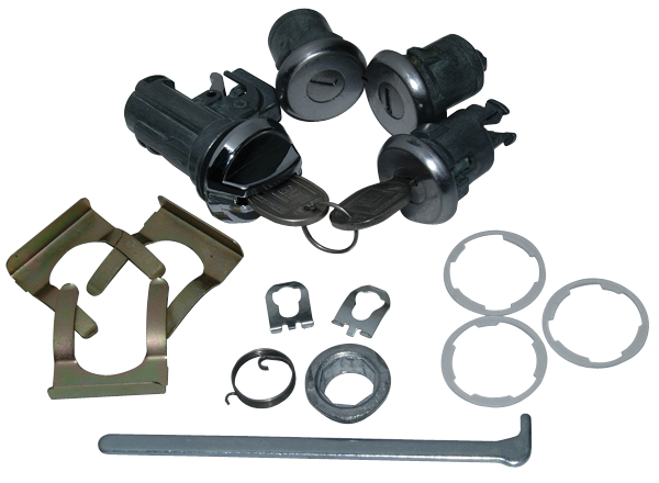 1962-74 Nova Glove Box/Door/Trunk Lock Set