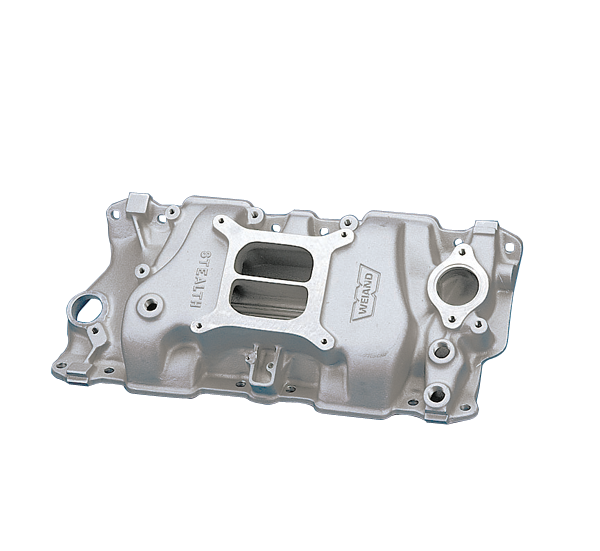 Holley 8150 Weiand Stealth high rise dual plane intake