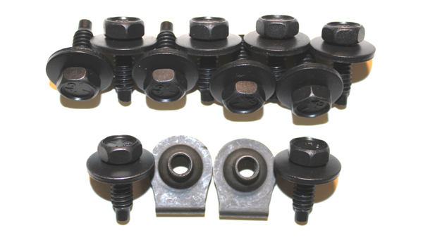 1966-74 A B E-Body Front Header Panel Bolt Kit