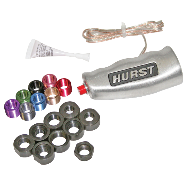 Hurst 1530010 polished T handle universal adapter to shif...